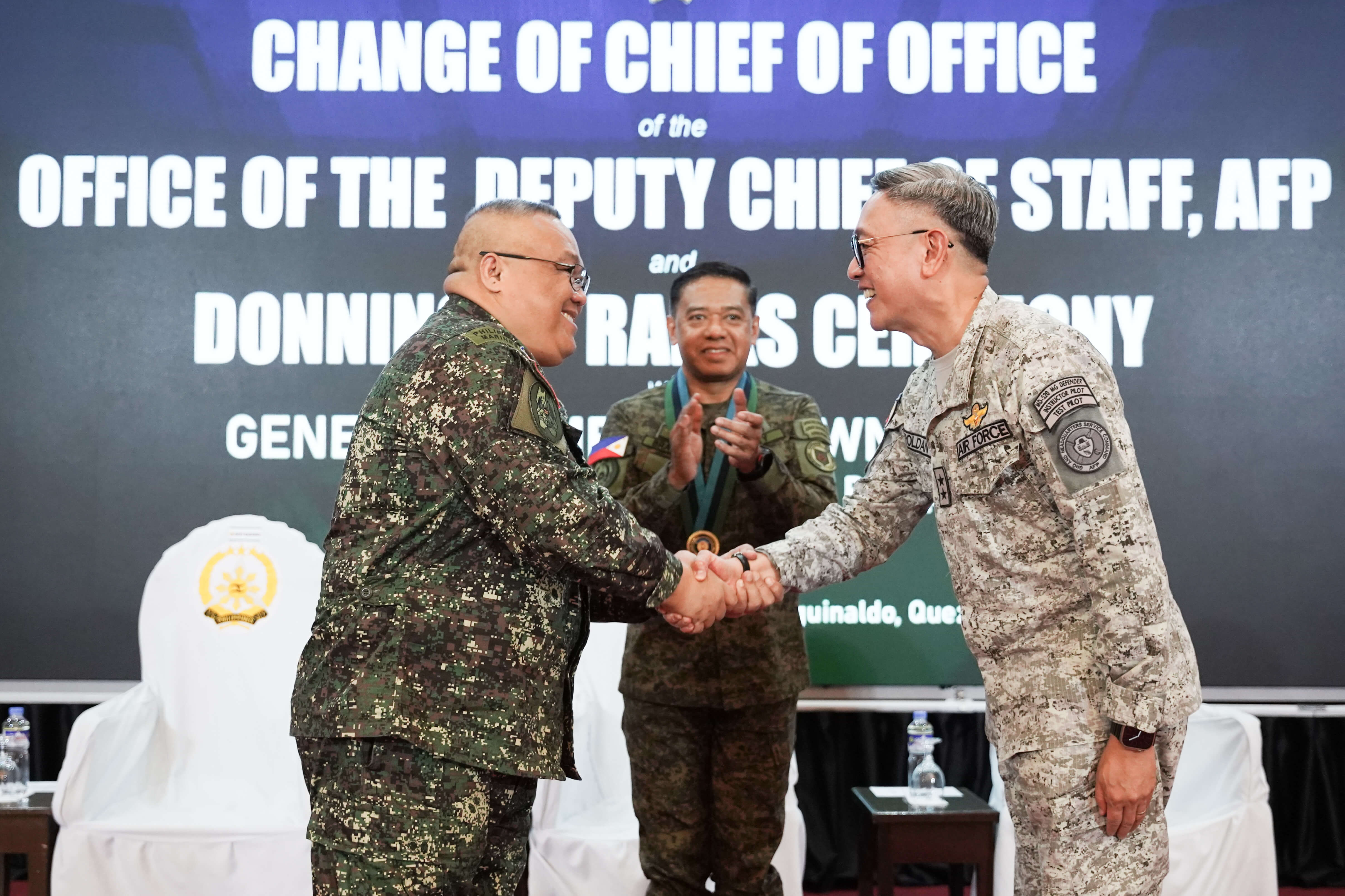 AFP Holds Turnover Ceremony with Donning of Ranks for Incoming The Deputy Chief of Staff